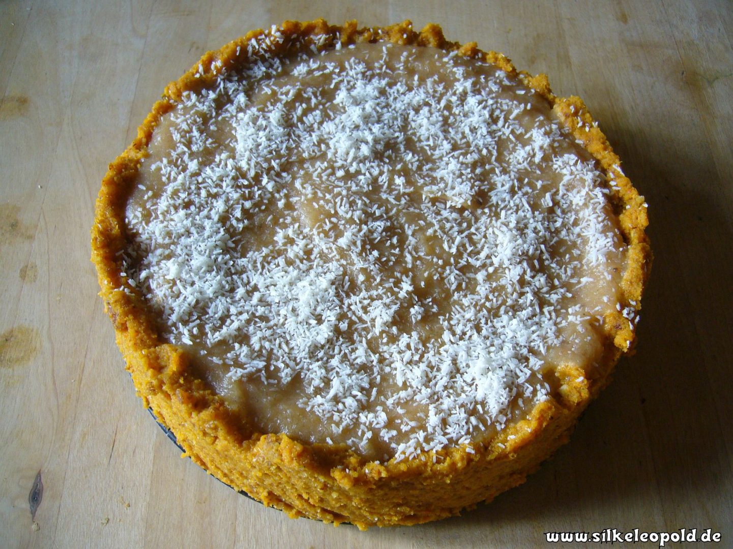 Köstlicher Apfel-Kürbiskuchen ohne backen - Silke Leopold